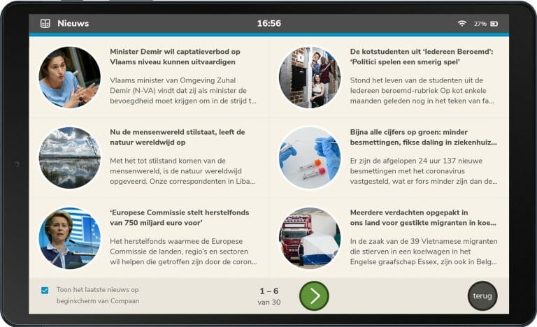 Compaan Connect - de beheerde tablet voor ouderen - van Compaan